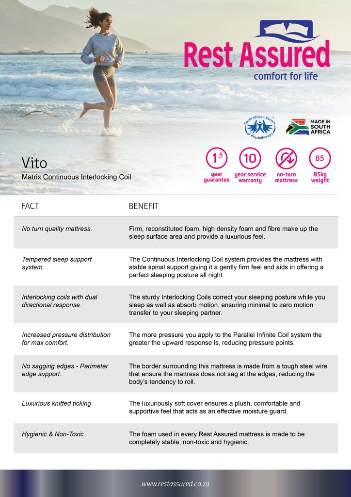 Rest Assured Vito Mattress – The Mattress People